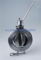 China High Performance Stainless Steel Butterfly Valve Tablet Machine Parts Maintenance Free for sale