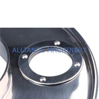 China High Accuracy 304 / 316L Steel Drum Cover Pharmaceutical Machinery Parts for sale