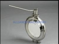 China TBV Tablets Stainless Steel Butterfly Valve Pharmaceutical Accessories for sale