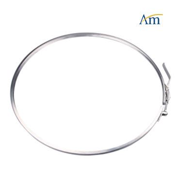 China Lightweight Pharmaceutical Accessories Stainless Steel Bin Clamp Abrasion Resistance for sale