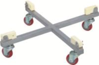 China Cross Type Heavy Duty Drum Trolley 0.4μM Roughness 500-600mm Dimension for sale