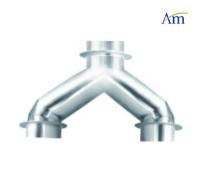China YC Stailess Steel Y Connector Pharmaceutical Accessories For Tablet and Capusal Filling Machine for sale