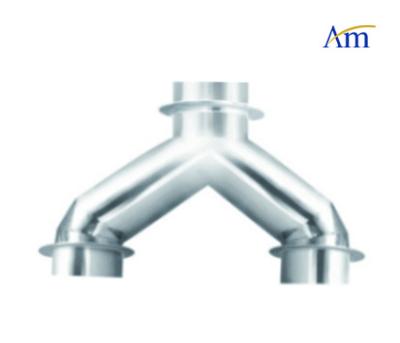 China YC Stailess Steel Y Connector Pharmaceutical Accessories For Tablet and Capusal Filling Machine for sale