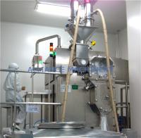 China RC Compression Granulator Pharmaceutical Granulation Equipments Horizontal Roller Compactor Double-screw Heat/Humid for sale