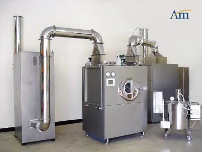 China High Efficiency Film Coating Equipment , Automatic Tablet Coating Machine for sale