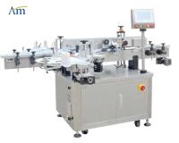China Two Side Corner Square Bottle Labeling Machine With Touchscreen Interface for sale