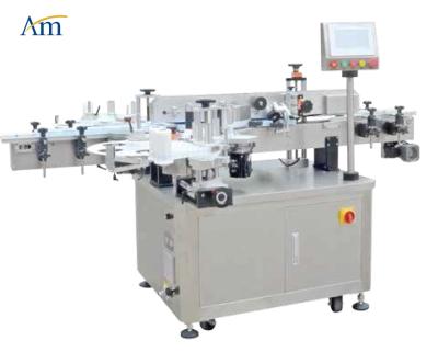 China Two Side Corner Square Bottle Labeling Machine With Touchscreen Interface for sale