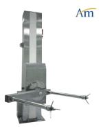 China PB1000 Post Bin Blender Hydraulic Lifting Post IBC Bin Blender Mixing And Transferring Materials, Detachable for sale