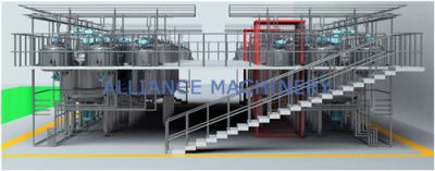 China Shampoo Liquid Detergent Toothpaste Preparation and Production Storage Tanks for sale