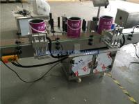 China LB -110 Automatic Bucket Labeling Machine / Round Bottle Barrel , Cups , Boxes Label Applicator Machine for sale