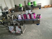 China LB -110 Automatic Bucket Labeling Machine / Round Bottle Barrel , Cups , Boxes Label Applicator Machine for sale