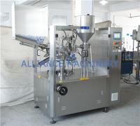 China NF -80 Tube Filling And Sealing Machine , Aluminum Tube Filling Machine For Cream Paste Ointment for sale