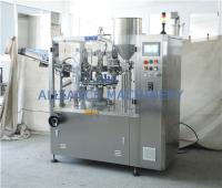 China NF -80 Tube Filling And Sealing Machine , Aluminum Tube Filling Machine For Cream Paste Ointment for sale