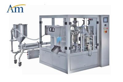 China Liquid Paste Vacuum Packaging Machine Automatic Bag Feeding Filling And Vacuum Forming for sale