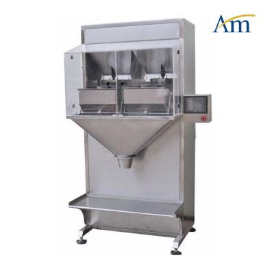 China 2 Hoppers Granule Packing Machine , Granule Filling Machine Salt Rice Packaging for sale