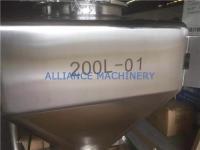 China Square Shape 200L IBC Bin Stainless Steel Pharma Bin Conical Container for sale