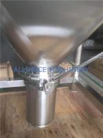 China Square Shape 200L IBC Bin Stainless Steel Pharma Bin Conical Container for sale