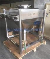 China Square Shape 200L IBC Bin Stainless Steel Pharma Bin Conical Container for sale
