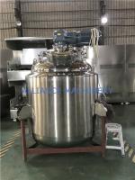 China Glue Solution And Color Mixer Softgel Encapsulation Machine With Hydraulic Lifter for sale
