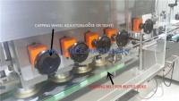 China Automatic In Line Screw Pressure Capping Machine With Sensor Auto Rejection System for sale