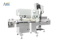 China Automatic In Line Screw Pressure Capping Machine With Sensor Auto Rejection System for sale