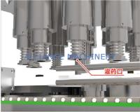 China Automatic Rotary Grain Granule Filling Machine With Bottle Screw Feeder Metering Filling for sale