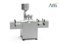 China Automatic Rotary Grain Granule Filling Machine With Bottle Screw Feeder Metering Filling for sale