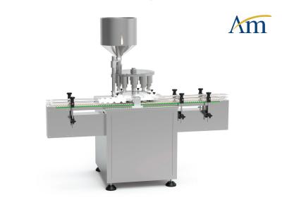 China Automatic Rotary Grain Granule Filling Machine With Bottle Screw Feeder Metering Filling for sale