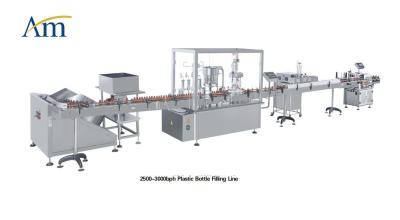 China 20-500 Ml Plastic Bottle Filling Line , Oral Liquid Syrup Filling Machine for sale