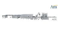China Glass Bottle Liquid Production Line Washing Drying And Sterilizing Filling, Capping for sale