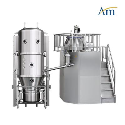 China Oral Solid Dosage Granulation Line 400kg Fluid Bed Equipment for sale