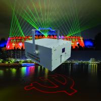 China Animation Customized Dj Laser Effect Lighting 5W RGB Disco Laser Light for sale