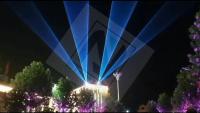 China Remote Control LED Light Source Laser Fountain Illumination for Decorative Display for sale