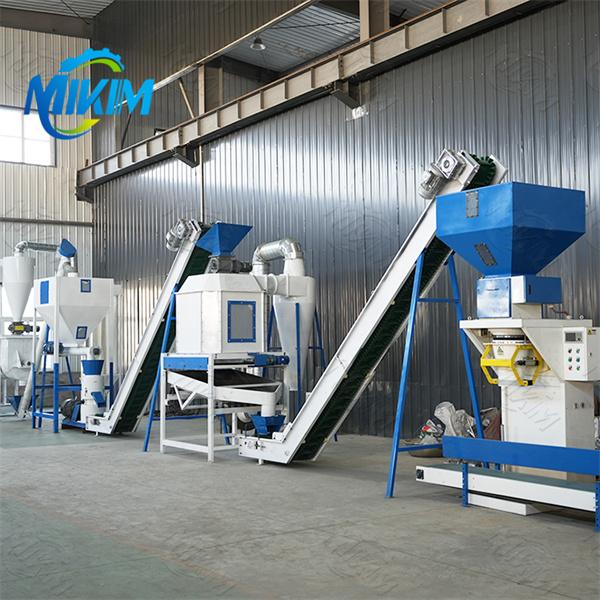 Chicken feed production line