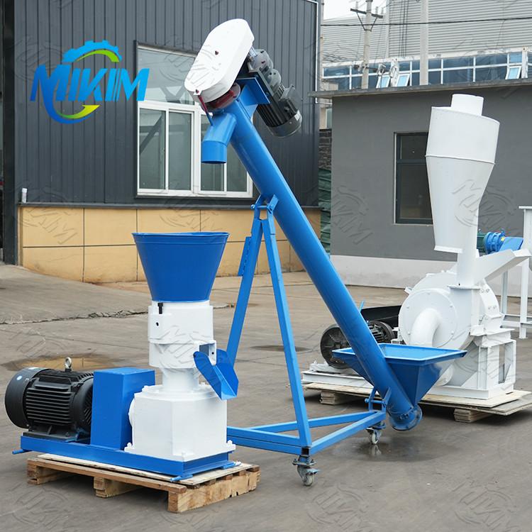 Biomass pellet production line