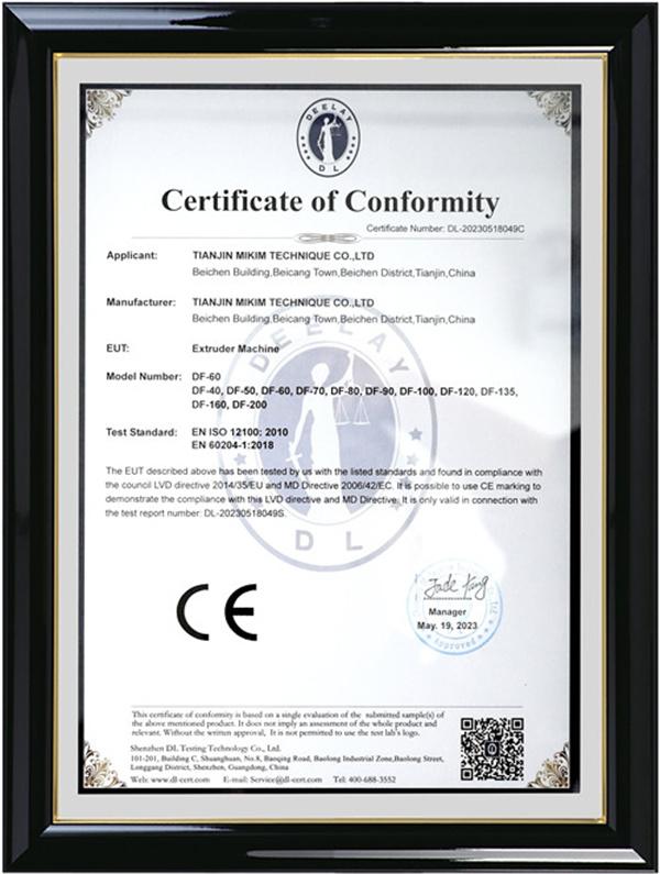Certificate of honor