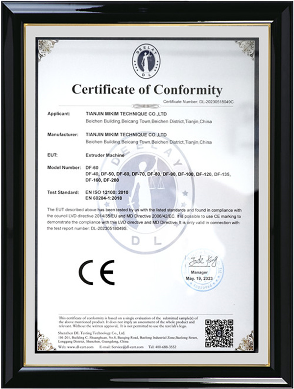 Certificate of honor