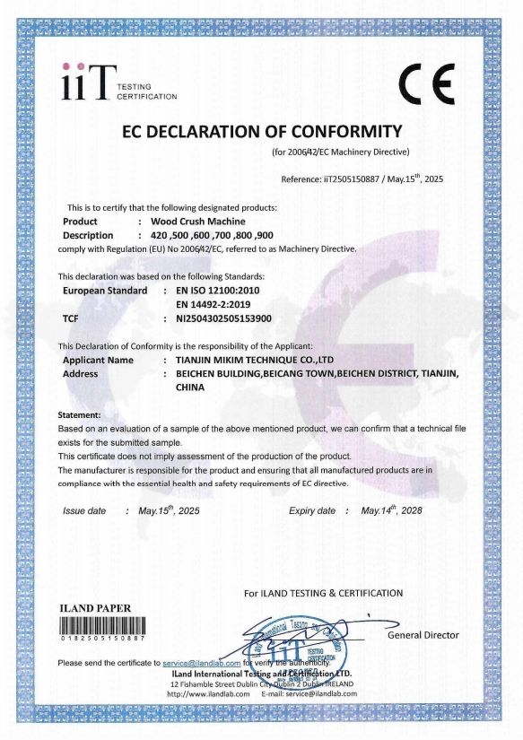 Certificate of Honor