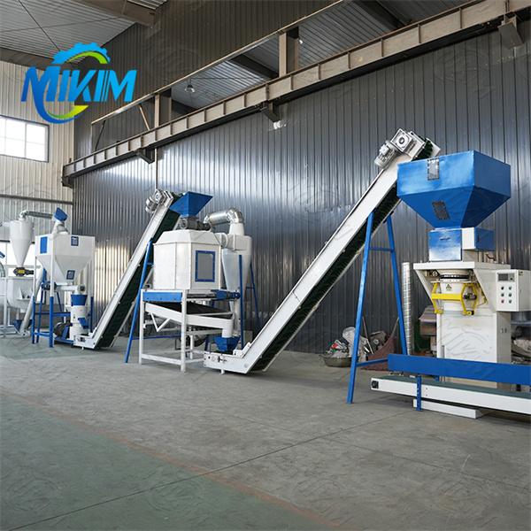 Poultry feed production line