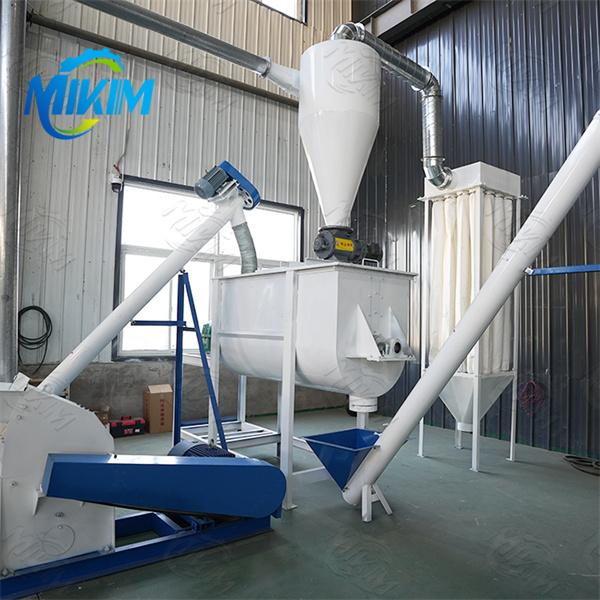 Chicken feed pellet production line