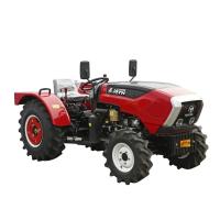 China Agricultural Four Wheel Tractors With Loader And Backhoe Mini Farm Tractor for sale