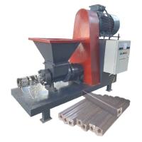 China Automatic Biomass Coal Charcoal Briquette Press Machine 400-500kg/H for sale