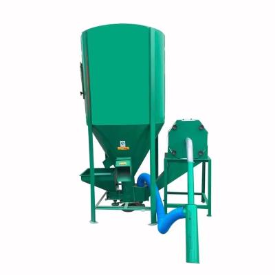 China CE 250kg/Batch Animal Feed Grinder Machine Animal Food Mixer And Crusher for sale