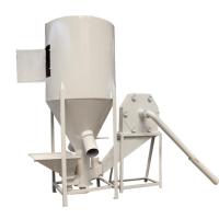 China Poultry Farm Fodder Corn Feed Mill Crusher Animal Feed Grinder And Mixer Machine for sale