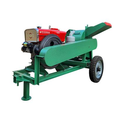 China Highly Efficient Wood Chip Hammer Mill 800kg/H Wood Waste Crusher for sale