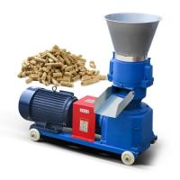 China Small Automated Chicken Feed Making Machine Animal Feed Pellet Machine 350-450kg/H for sale