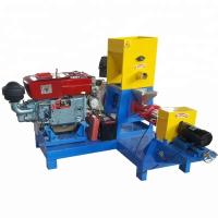 China Mini Floating Fish Feed Pellet Extruder Machine 15kw for sale