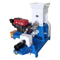 China Small Farm Use Chicken Feed Fish Feed Extruder Pellet Machine 300 Kg for sale