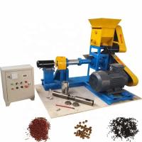 China Floating Fish Food Manufacturing Machine Electric Heating for sale