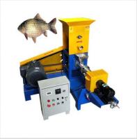 China Mini Floating Fish Feed Pellet Extruder Machine 40 - 50kg/H for sale